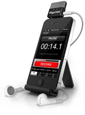 NAMM 2012! IK Multimedia анонсировала выход микрофона iRig Mic Cast для ...